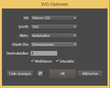 SVG-Grafiken für Webdesigner als erste Wahl