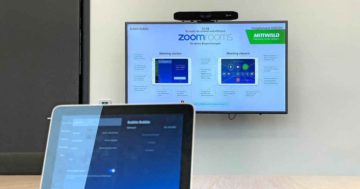 Hybrides Arbeiten easy mit Videokonferenz-Hardware für Zoom
